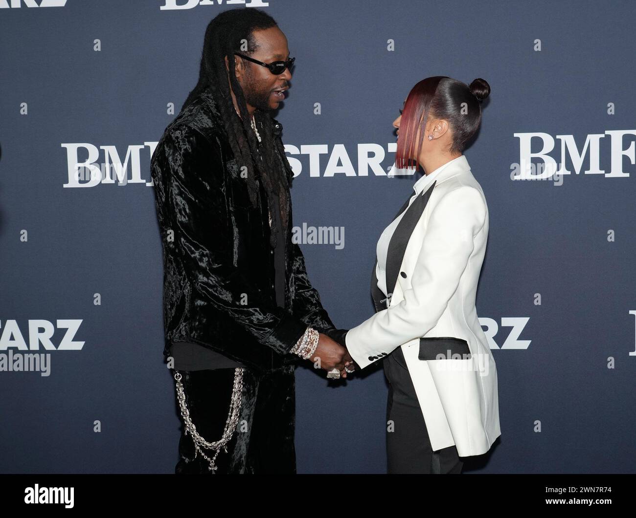 Los Angeles, USA. 29th Feb, 2024. (L-R) 2 Chainz and La La Anthony at ...