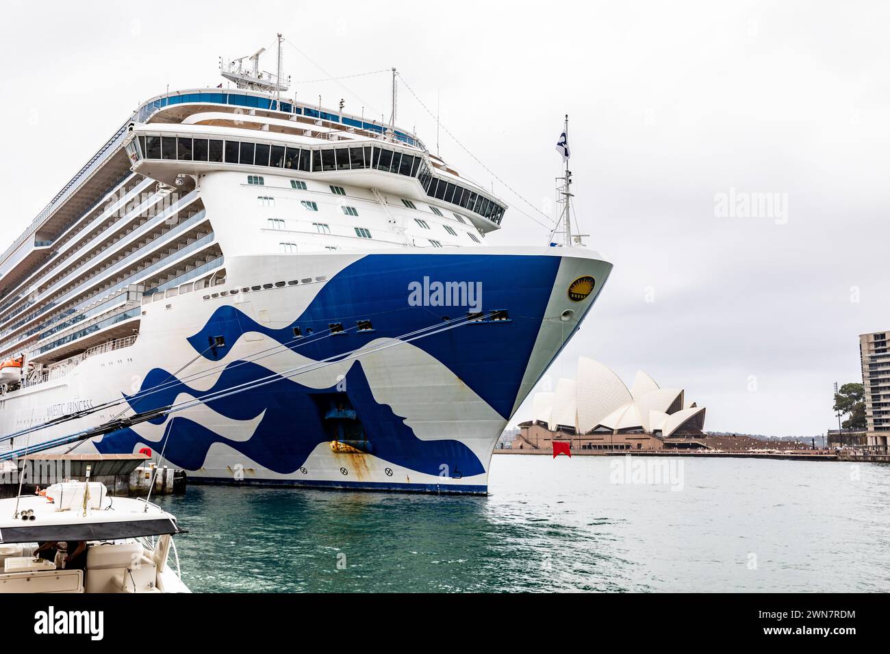 Princess Cruises, Majestic Princess cruise ship ocean liner moored at ...