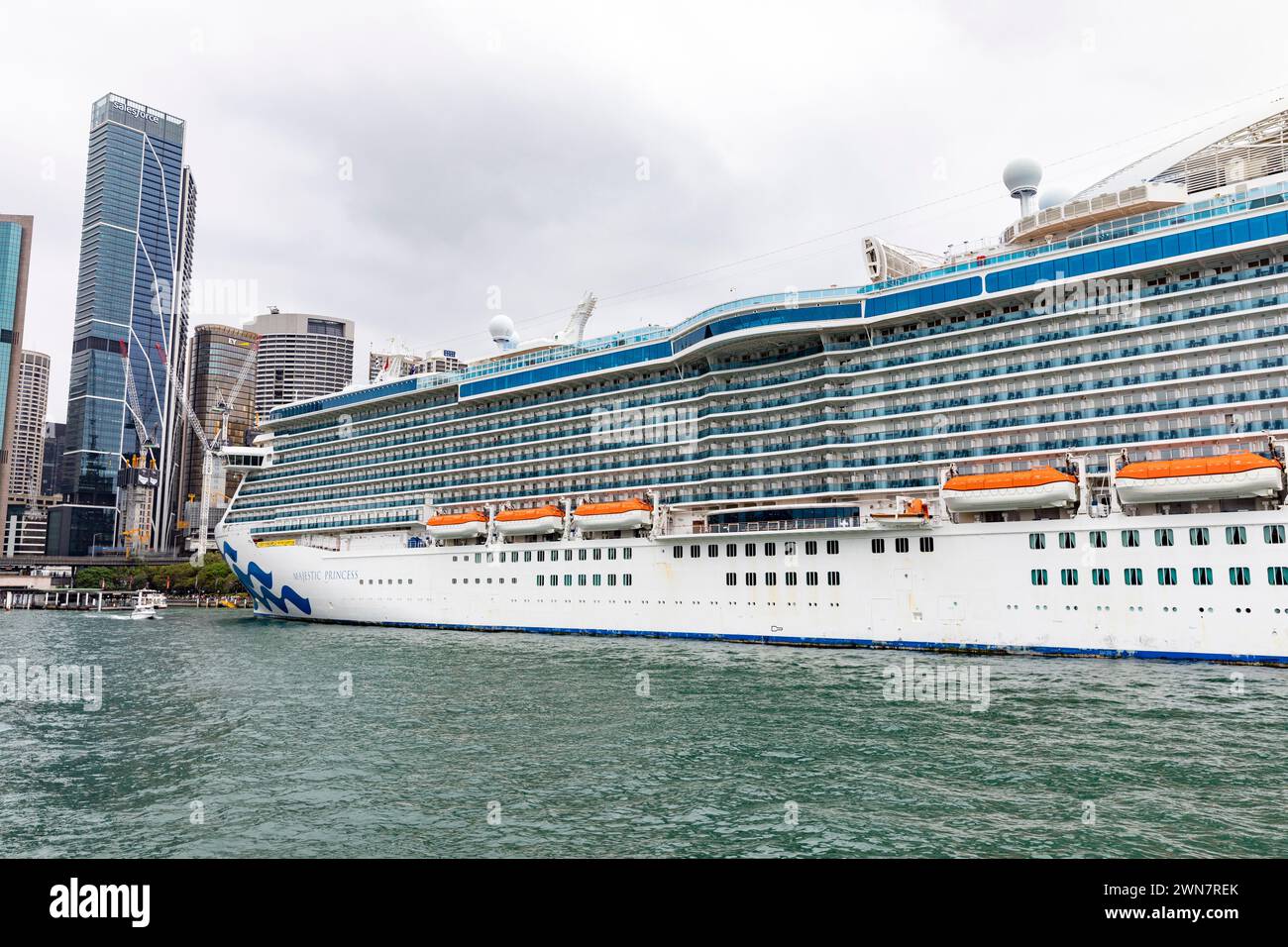 Princess Cruises, Majestic Princess cruise ship ocean liner moored at ...