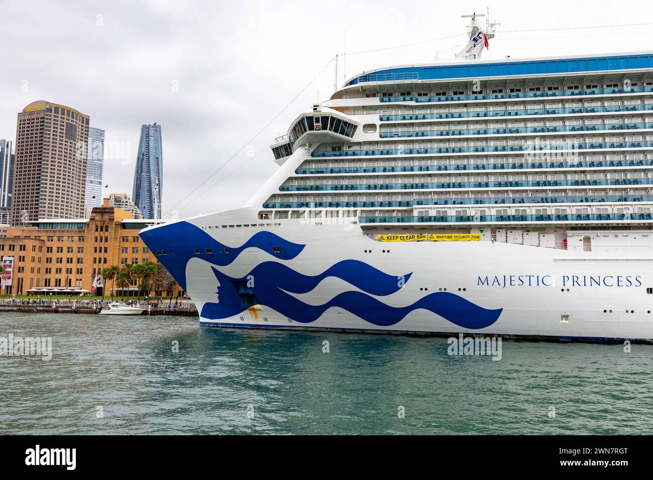 Princess Cruises, Majestic Princess cruise ship ocean liner moored at ...