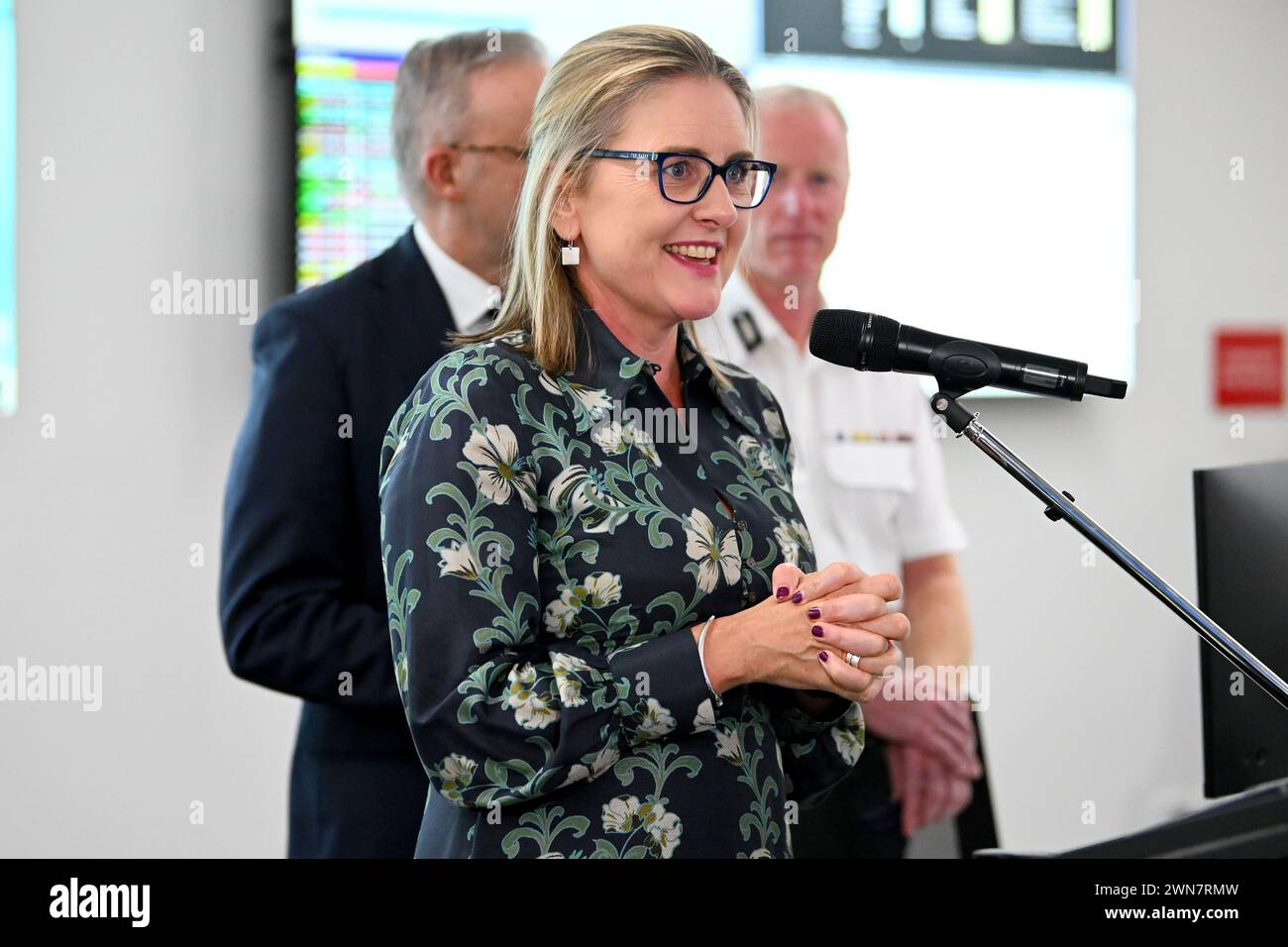 Melbourne, Australia. 01st Mar, 2024. Victorian Premier Jacinta Allan ...
