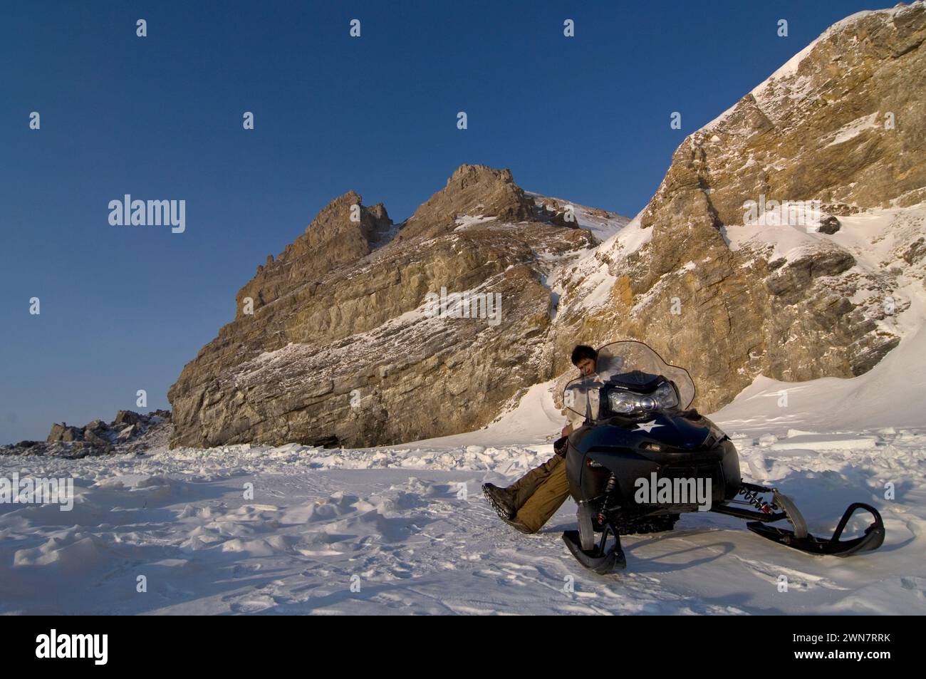 Cape Lisburne area high winds and cross sea currents western corner of ...