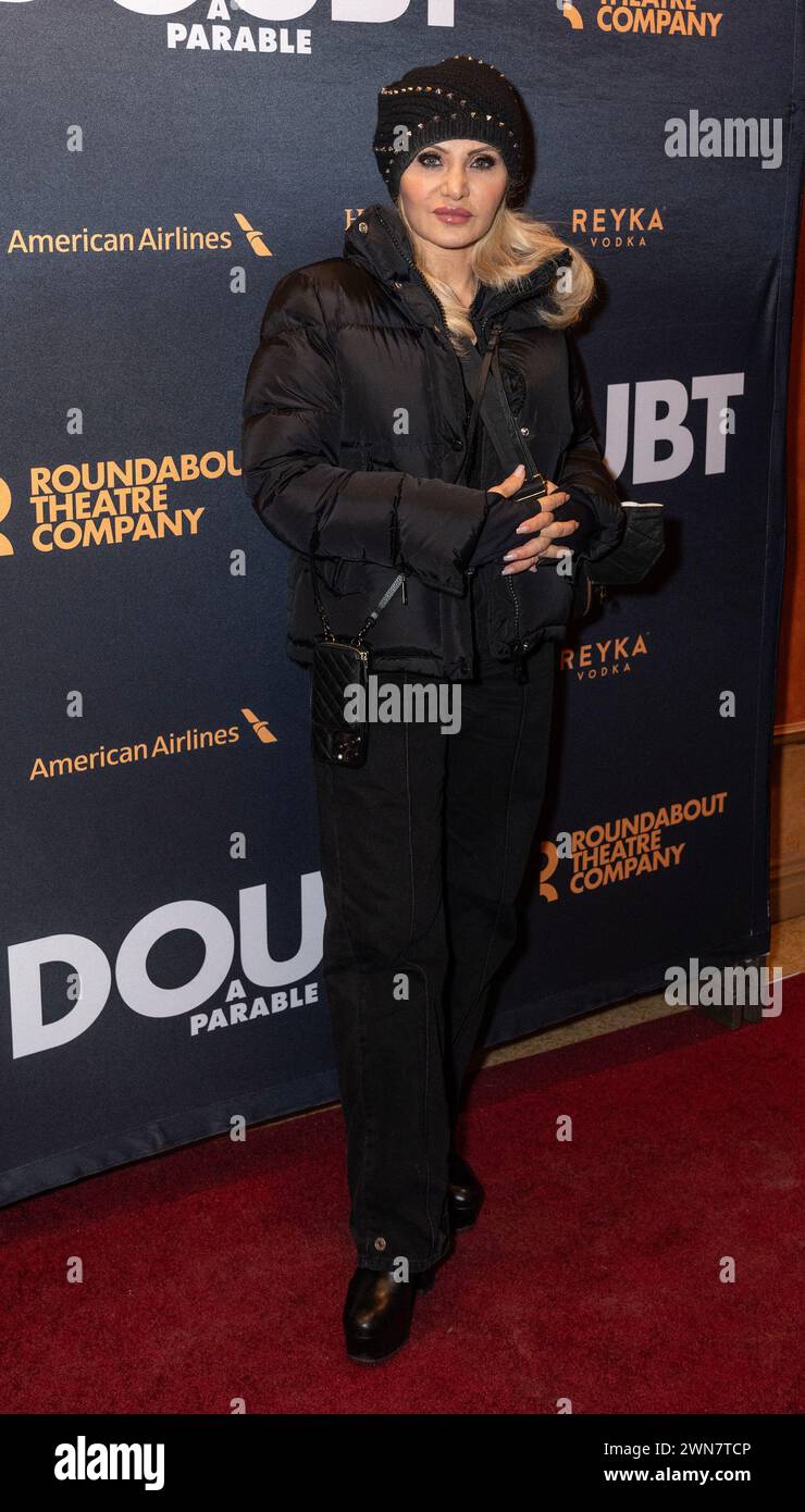 New York, USA. 29th Feb, 2024. Orfeh attends opening night on Broadway ...