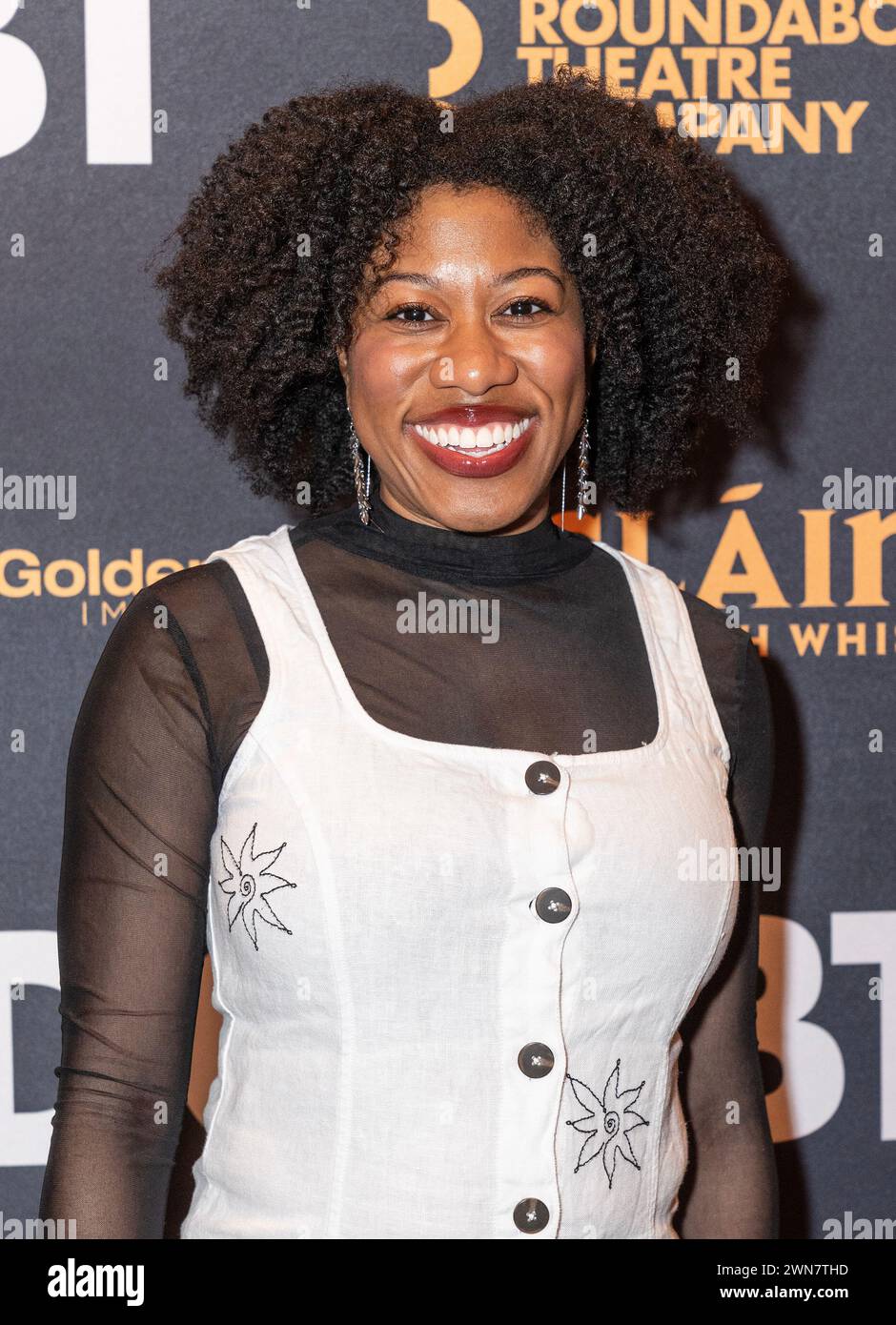 New York, USA. 29th Feb, 2024. Ashley Hildreth attends opening night on ...