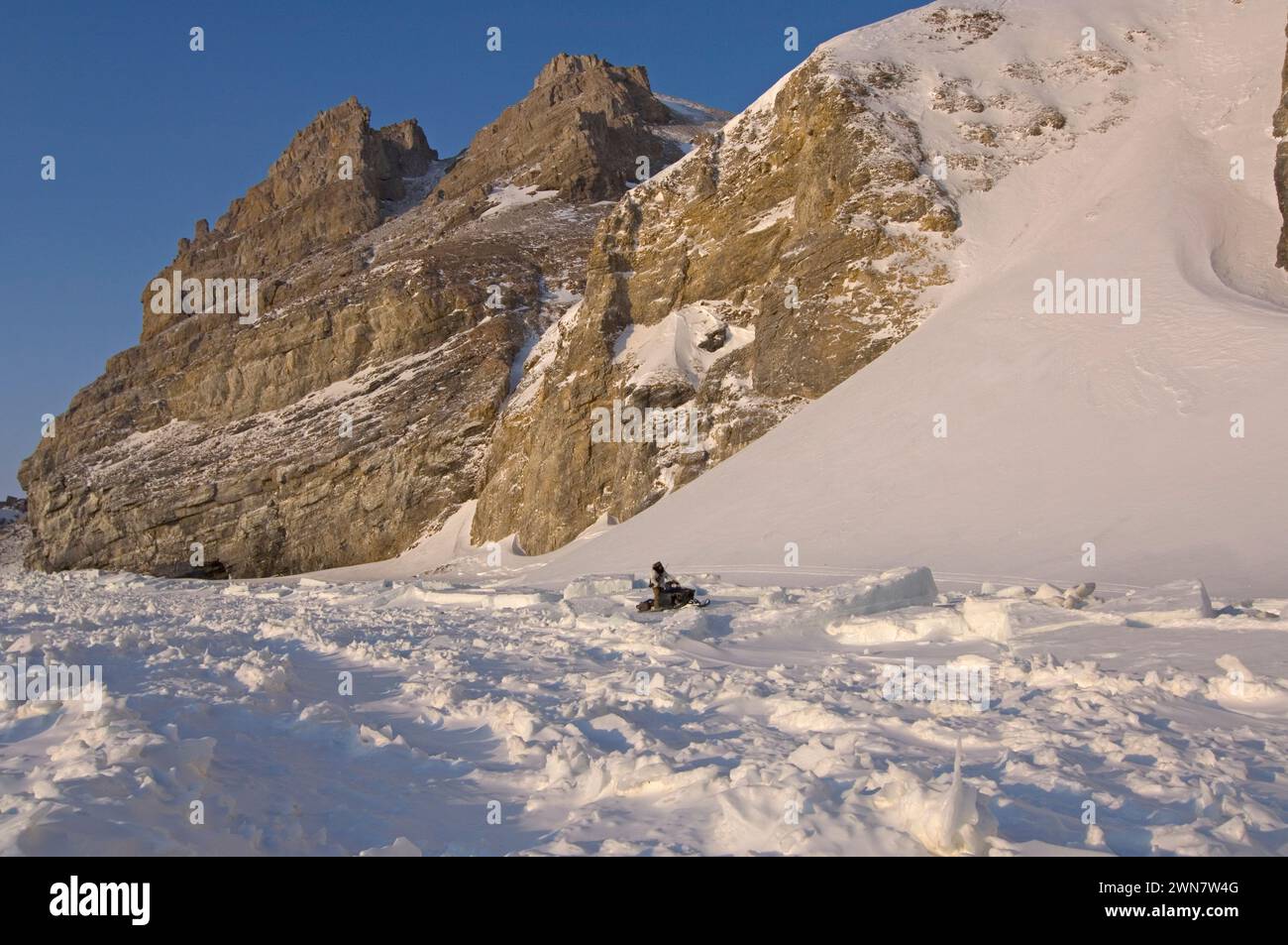 Cape Lisburne area high winds and cross sea currents western corner of ...