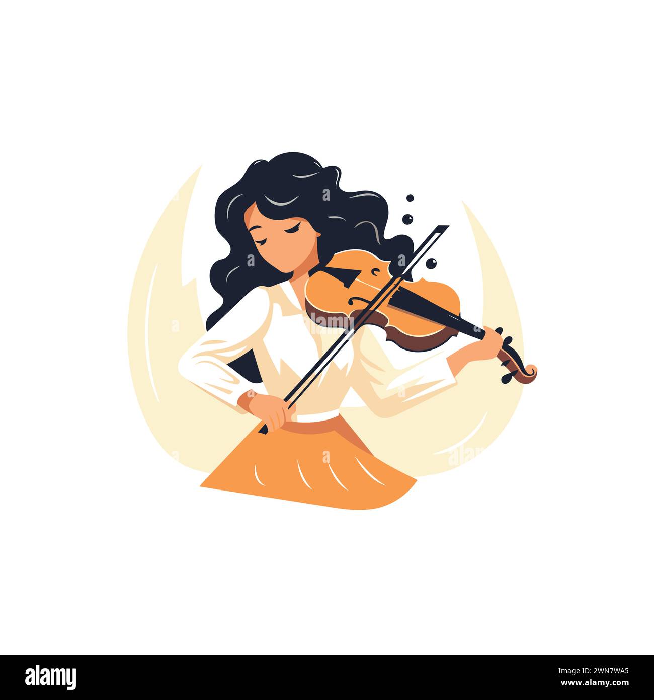 Violinist player Stock Vector Images - Alamy