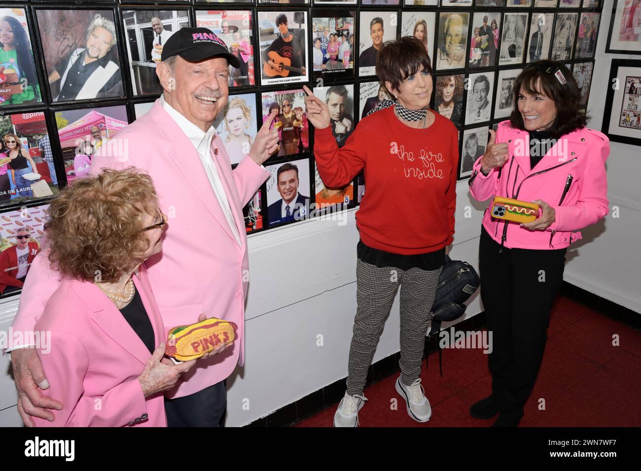 February 29, 2024, Hollywood, California, U.S.: (L-R) Beverly Pink Wolf ...