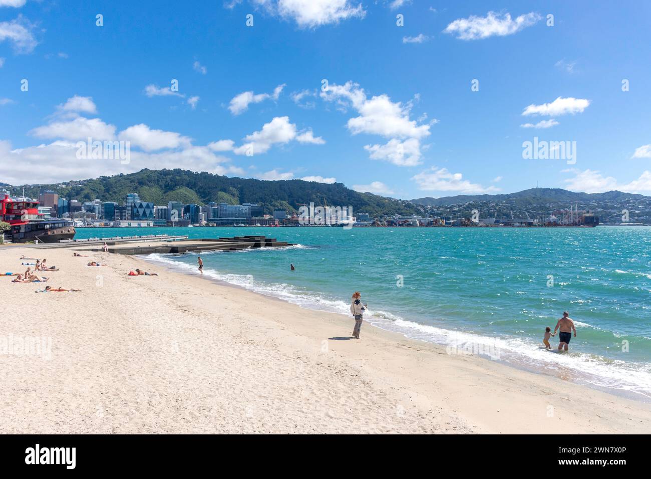 Freyberg oriental bay beach wellington region city cities centre hi-res ...