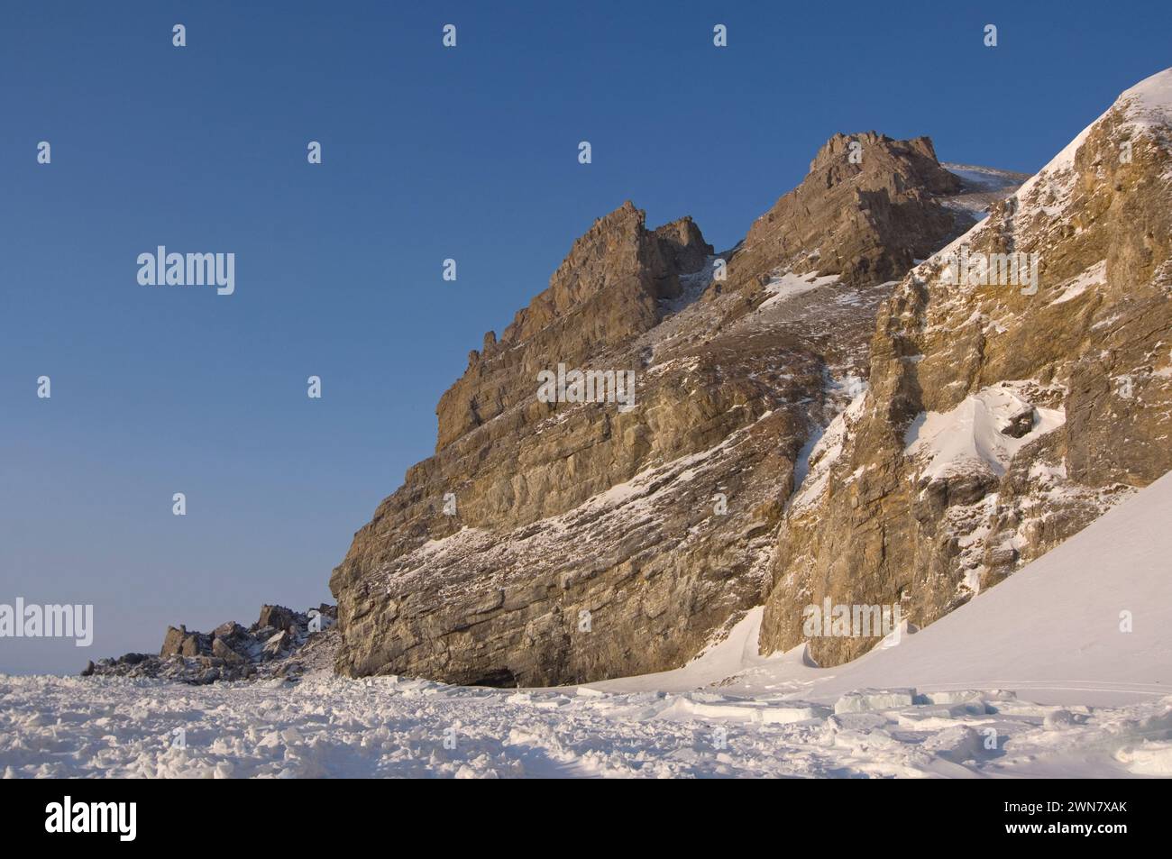 Cape Lisburne area high winds and cross sea currents western corner of ...