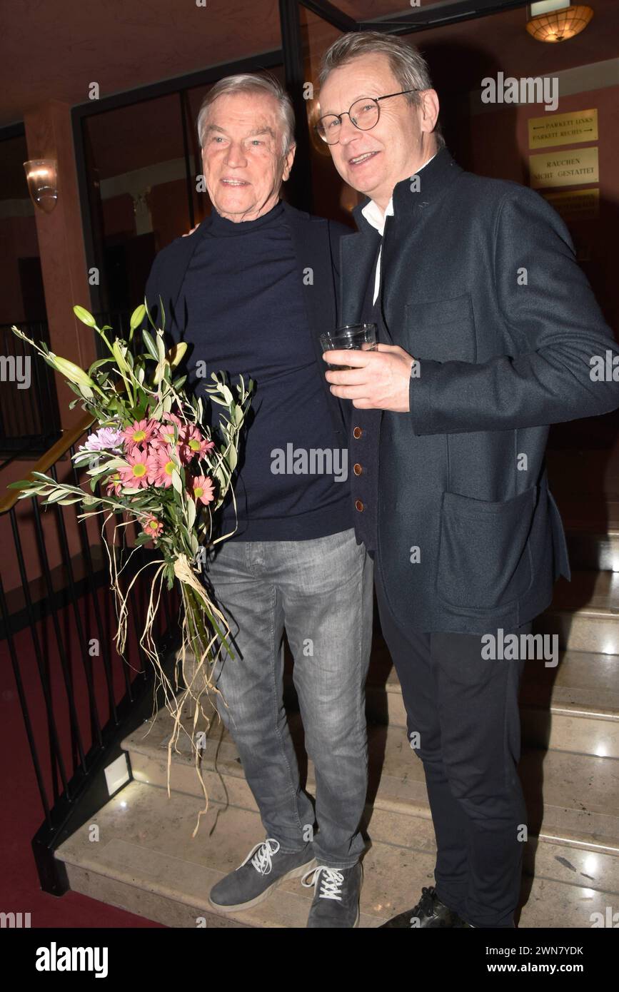 Jochen Busse Schauspieler RenŽ Heinersdorff Muenchen 29.02.2024 Theater ...