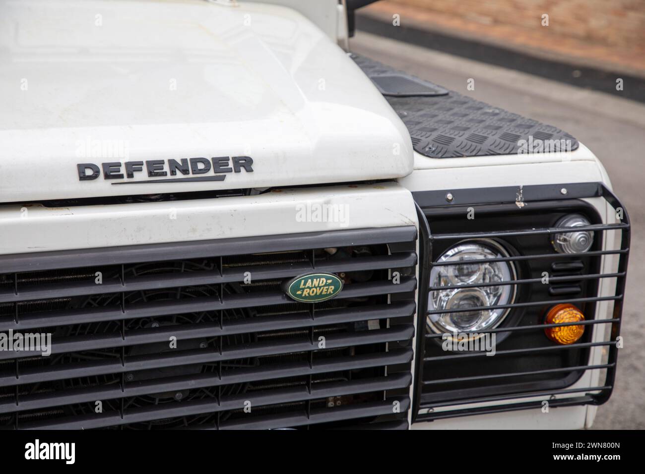 Bordeaux , France - 02 29 2024 : Land Rover defender logo brand and ...