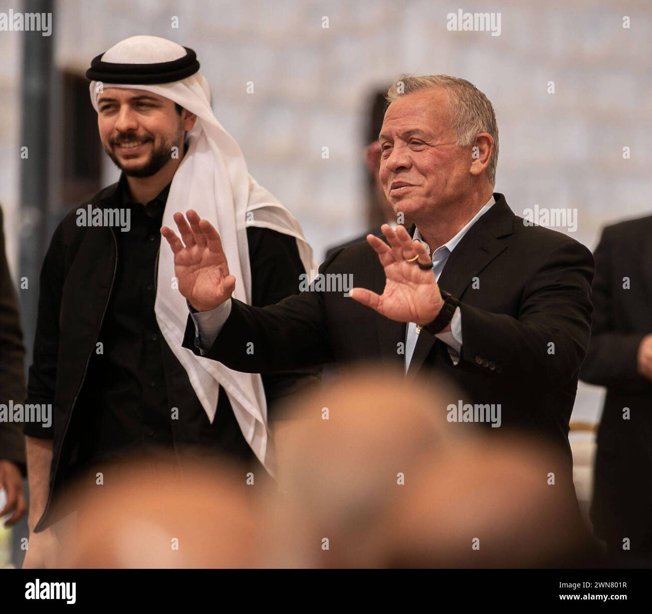 King Abdullah II of Jordan, in the presence of His Highness Prince ...