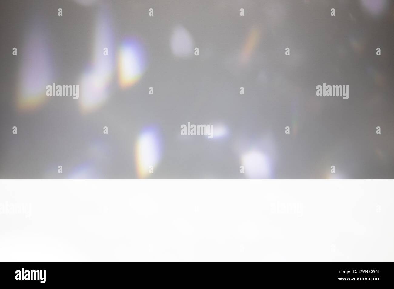 Empty Studio 3d background scene with disco crystal caustic light ...