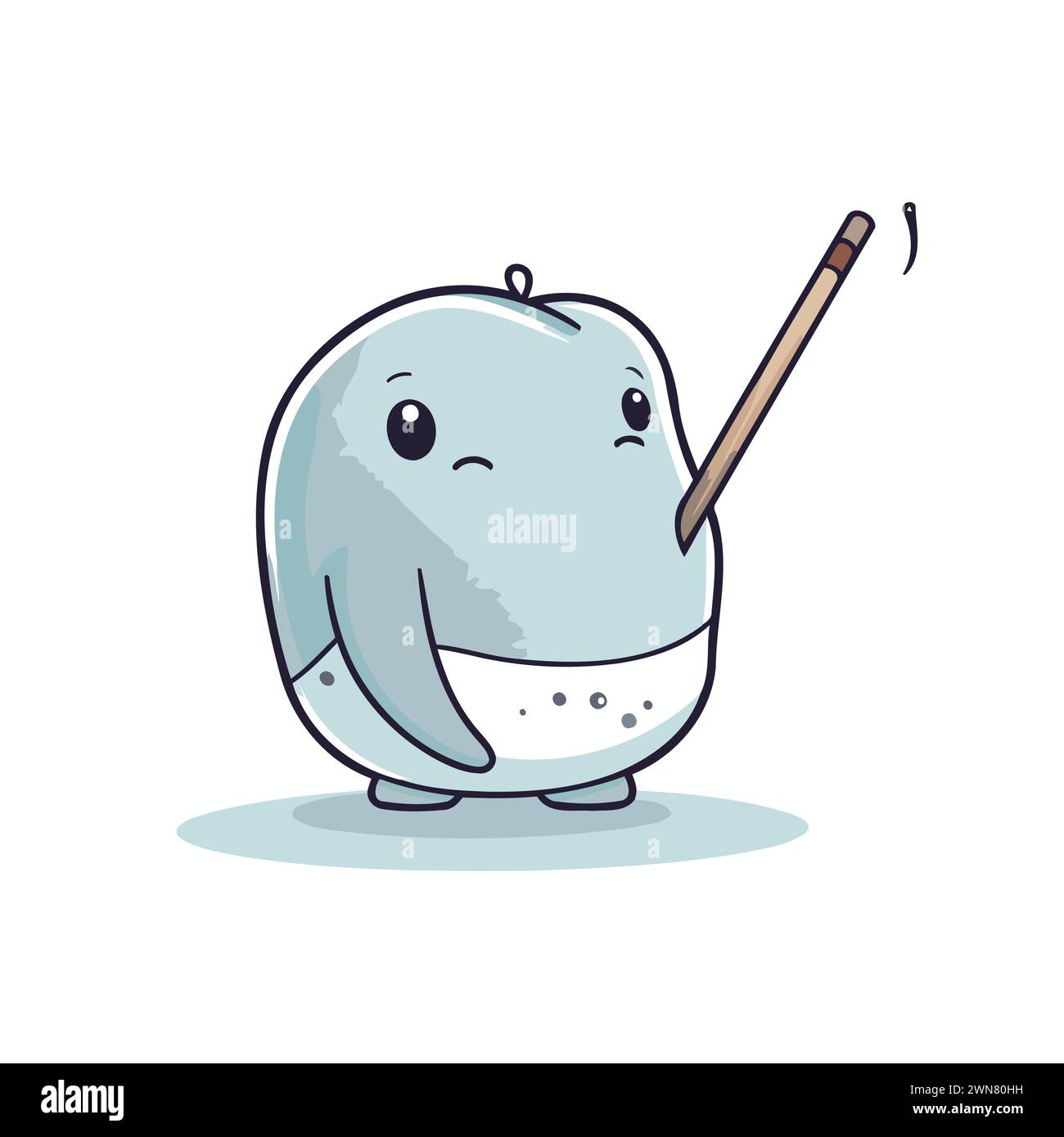 Elephant with stick Stock Vector Images - Alamy