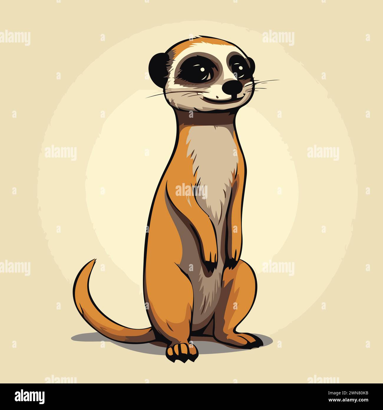 Funny meerkat Stock Vector Images - Alamy