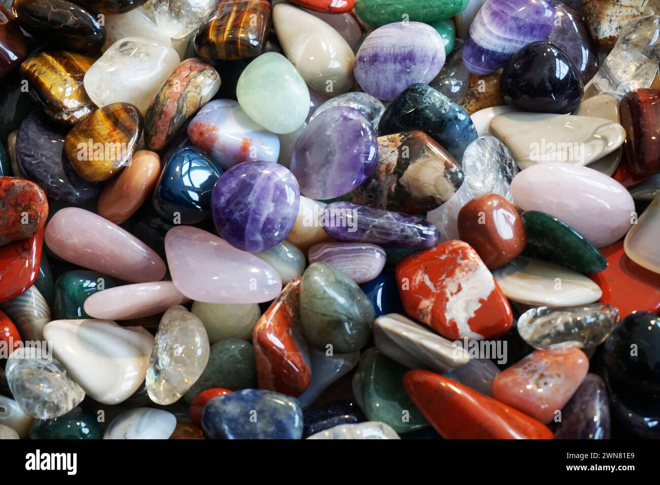 color minerals and gems texture as very nice natural background Stock ...