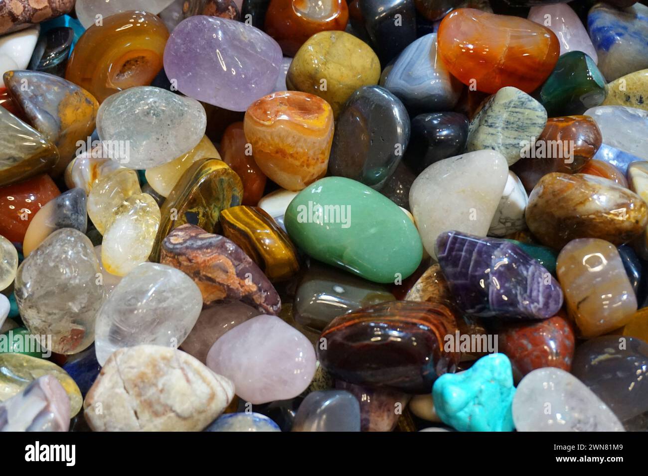 color minerals and gems texture as very nice natural background Stock ...