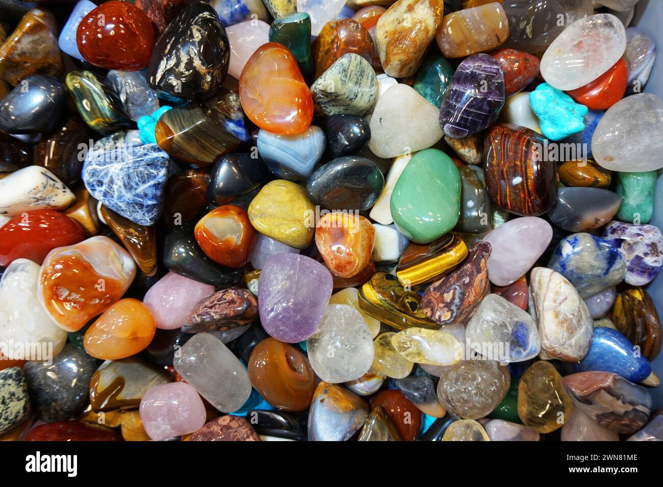 color minerals and gems texture as very nice natural background Stock ...