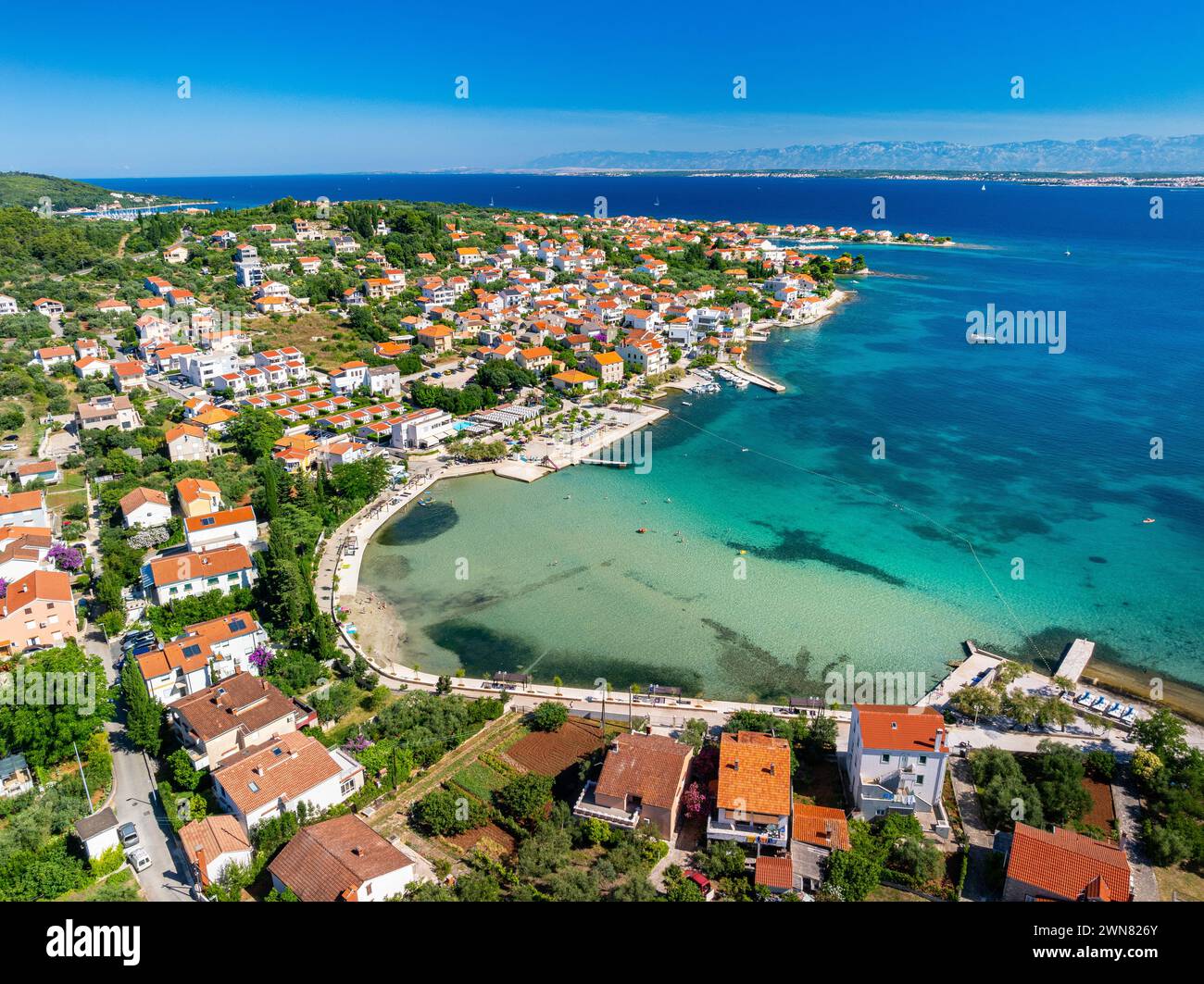 Preko, island Ugljan Stock Photo - Alamy