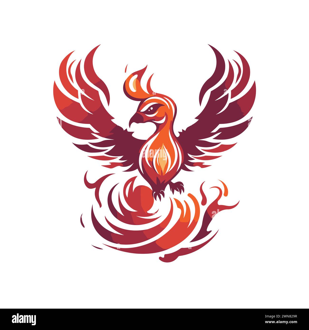 Fire rooster Stock Vector Images - Alamy