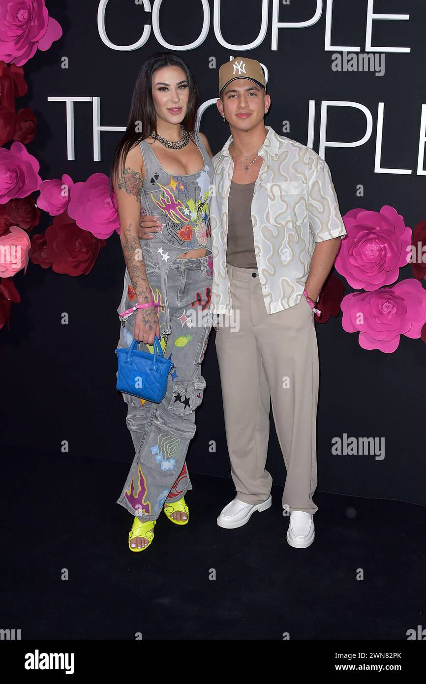 Rebecca Calb und Jonathan Intriago bei der Party zum Finale der ersten ...