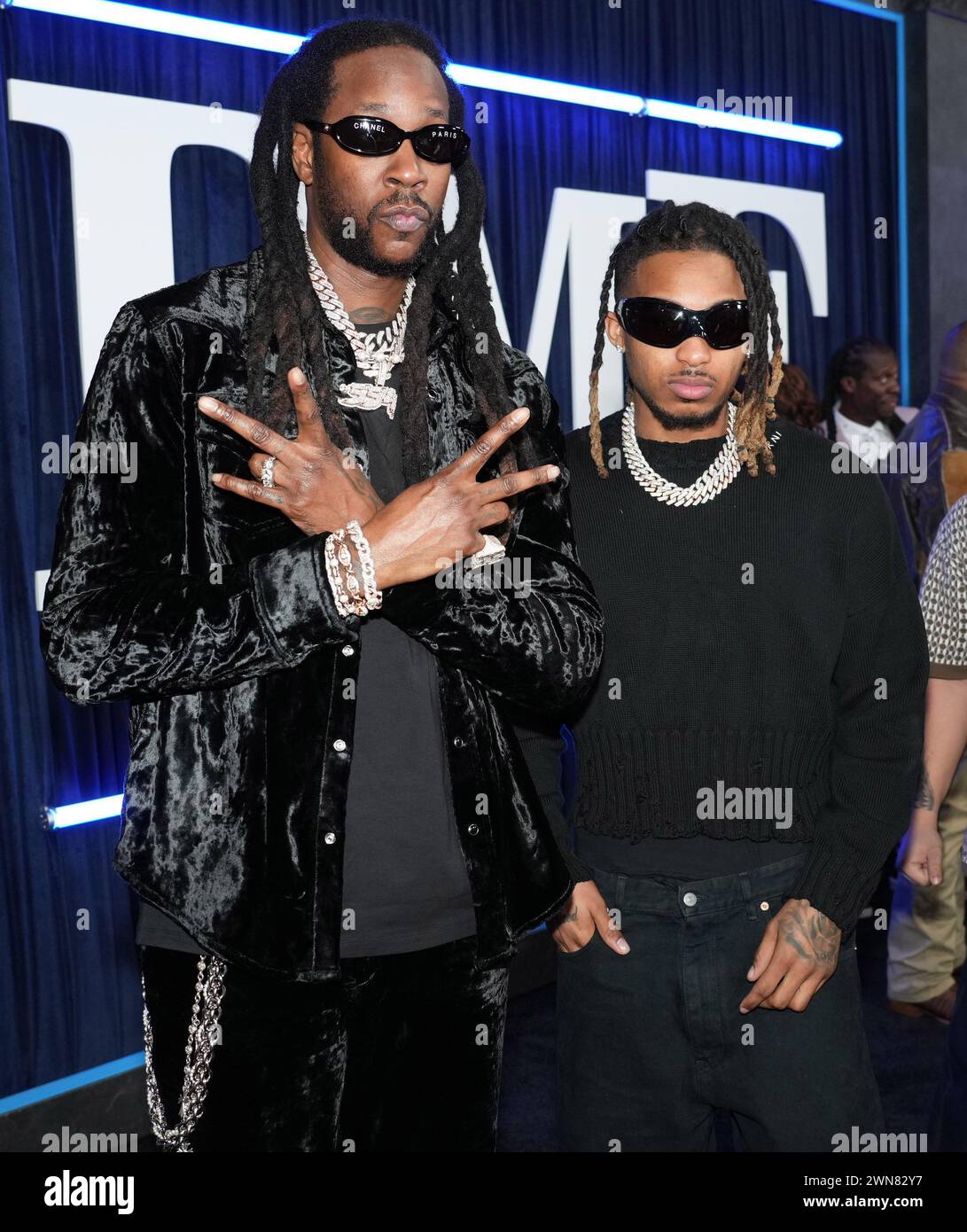 Los Angeles, USA. 29th Feb, 2024. (L-R) 2 Chainz and DDG at the Starz ...