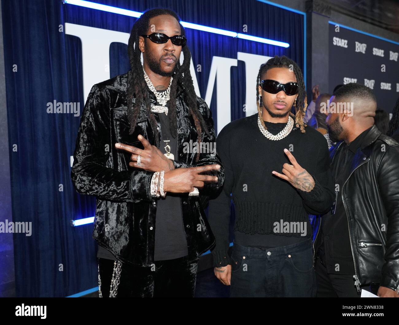 Los Angeles, USA. 29th Feb, 2024. (L-R) 2 Chainz and DDG at the Starz ...