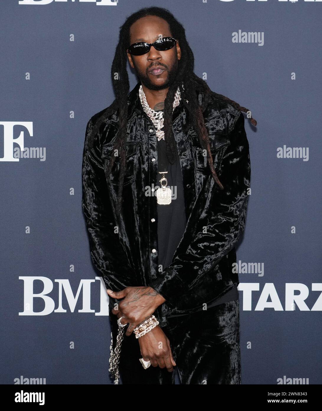 Los Angeles, USA. 29th Feb, 2024. 2 Chainz arrives at the Starz Series ...