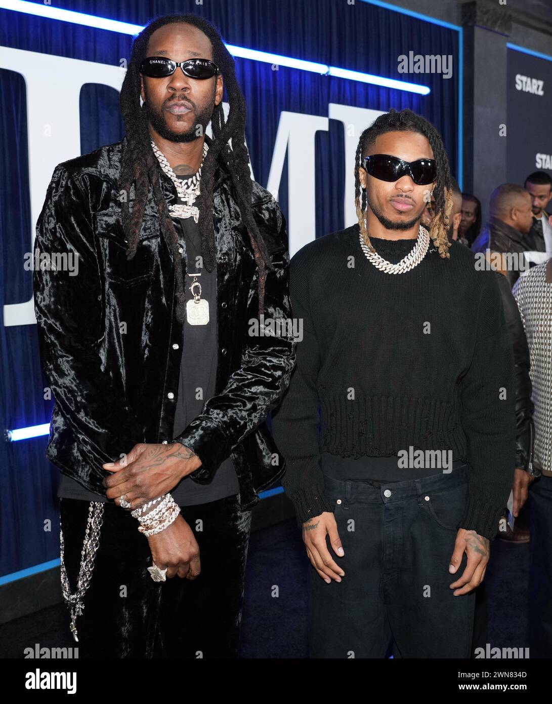 Los Angeles, USA. 29th Feb, 2024. (L-R) 2 Chainz and DDG at the Starz ...