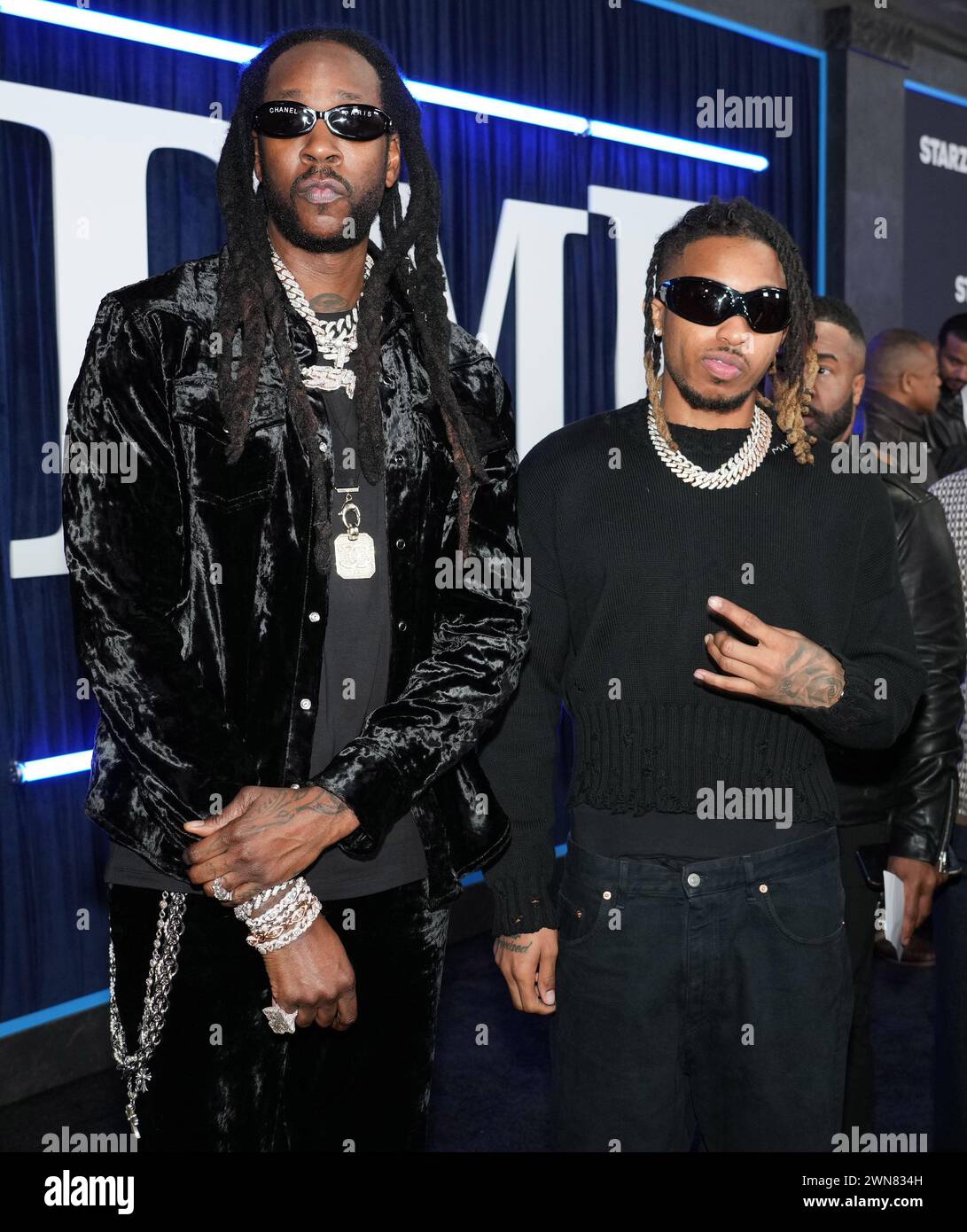 Los Angeles, USA. 29th Feb, 2024. (L-R) 2 Chainz and DDG at the Starz ...