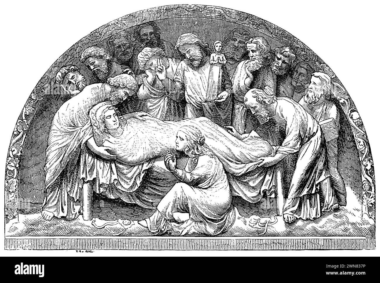 Sculpture in Strasbourg Cathedral: Death of Mary, , (art history book ...