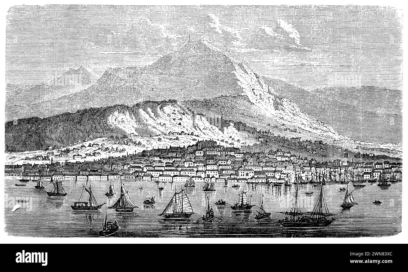 Victoria (Victoria City), 'capital of Hong Kong', one of the first ...