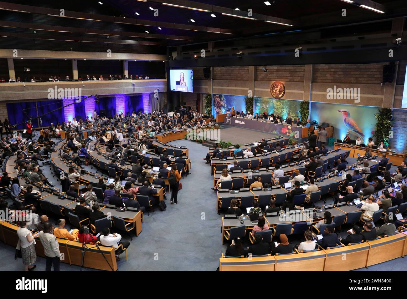 Beijing, Kenya. 28th Feb, 2024. The opening plenary of Multilateral ...