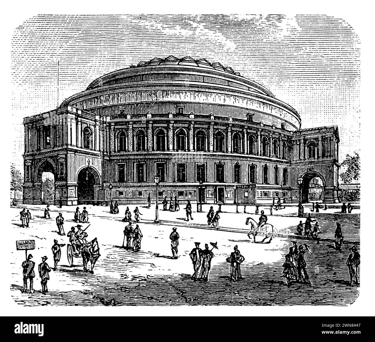 Albert Hall, London, , (encyclopedia, 1893), Albert Hall, London ...