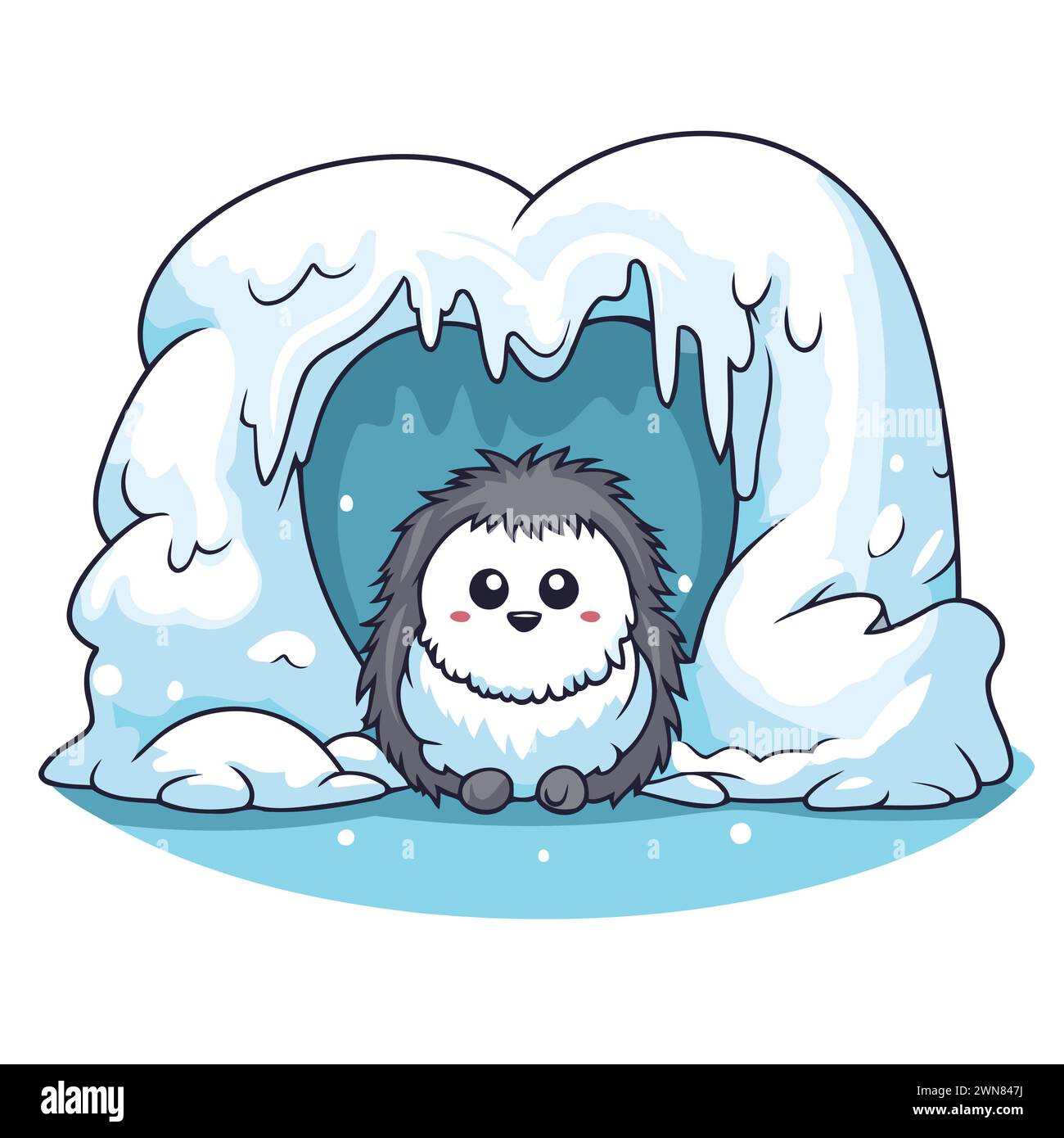 Cave of frost Stock Vector Images - Alamy