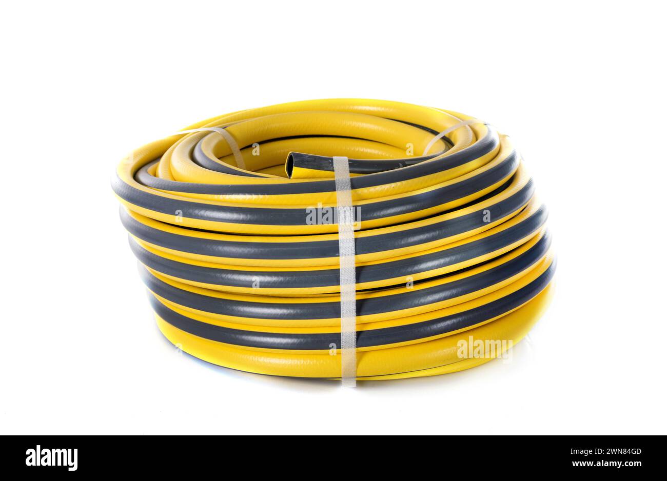 Garden hose reel pipe Cut Out Stock Images & Pictures - Alamy