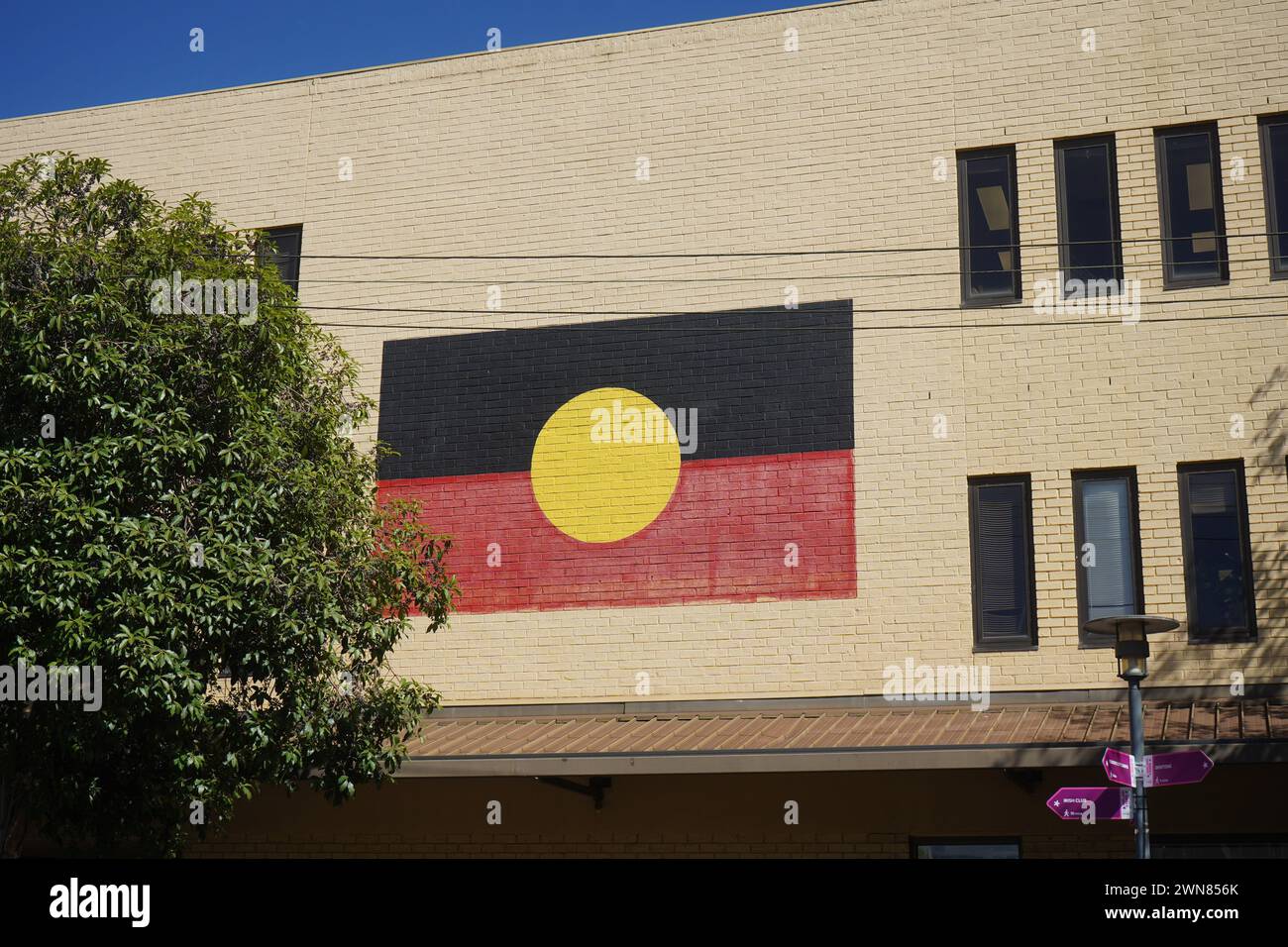1 March 2024. The Aboriginal Flag, Adelaide, Australia Stock Photo - Alamy