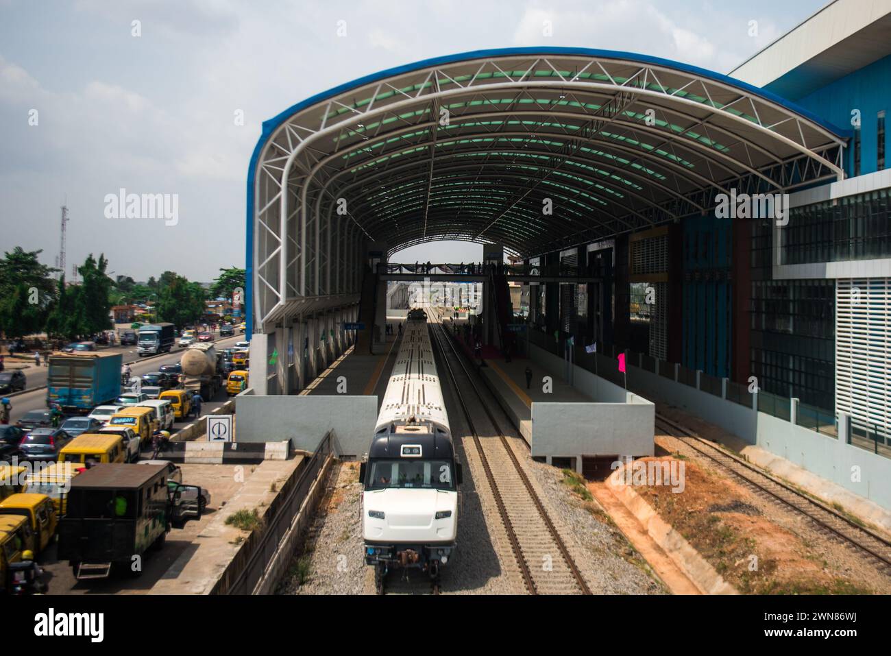 Lagos red line hi-res stock photography and images - Alamy