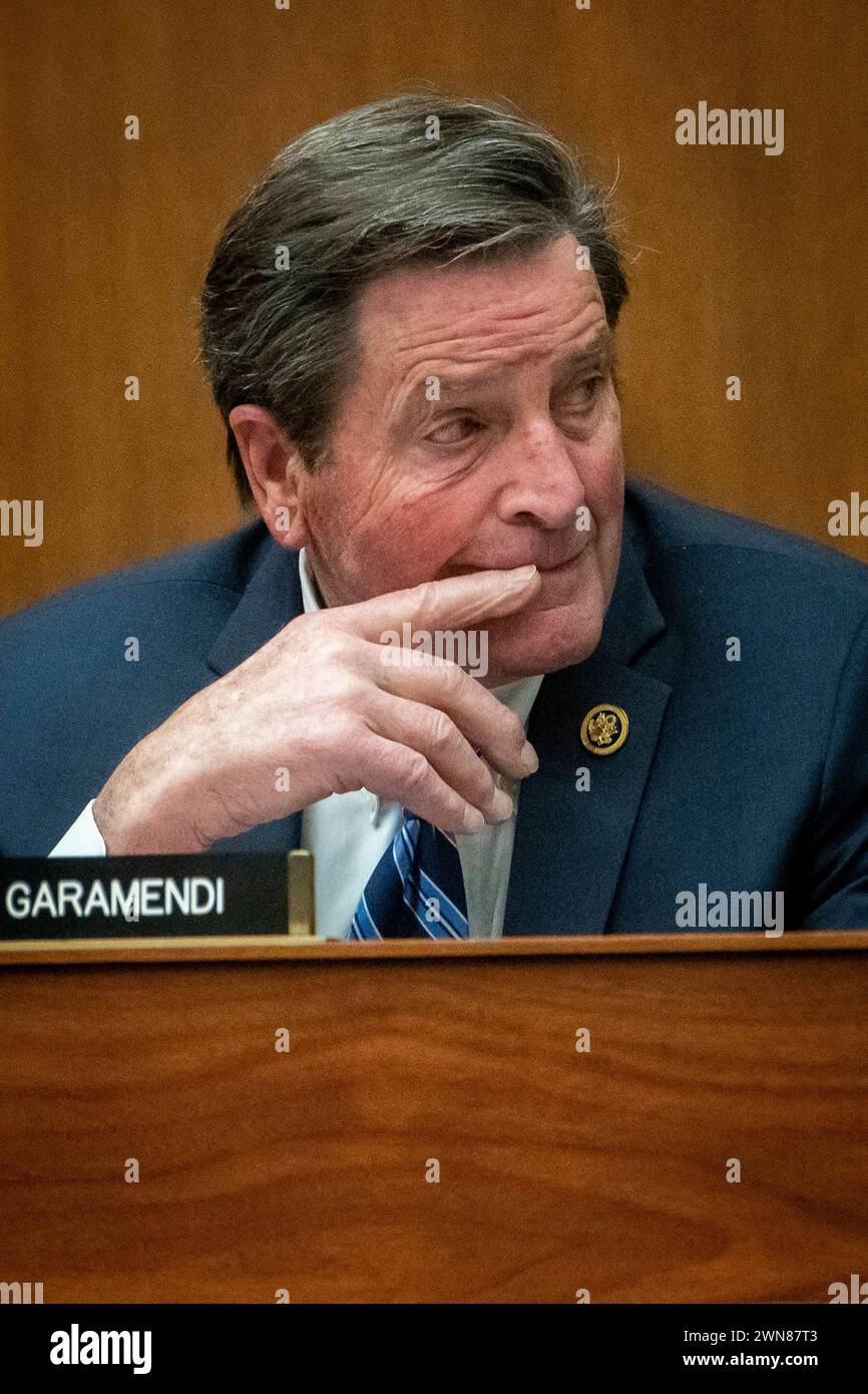 Washington, United States. 29th Feb, 2024. United States Representative ...