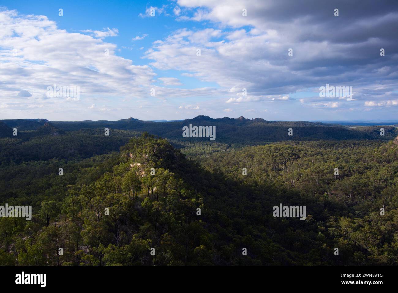 Aerial of Isla Gorge National Park Queensland Australia Stock Photo - Alamy