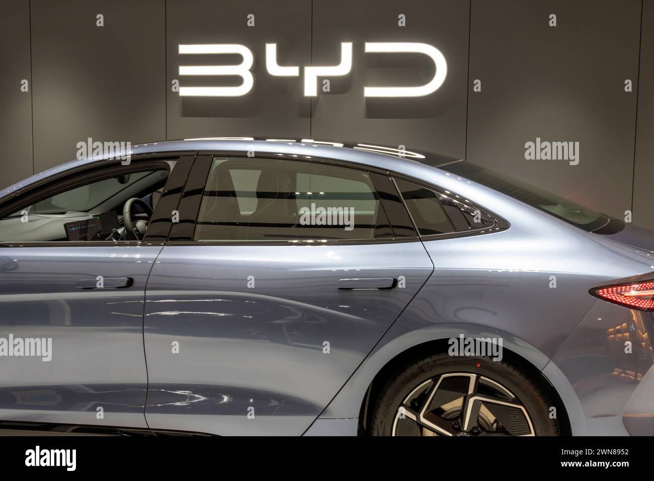 BYD car showroom, Hong Kong, China Stock Photo - Alamy