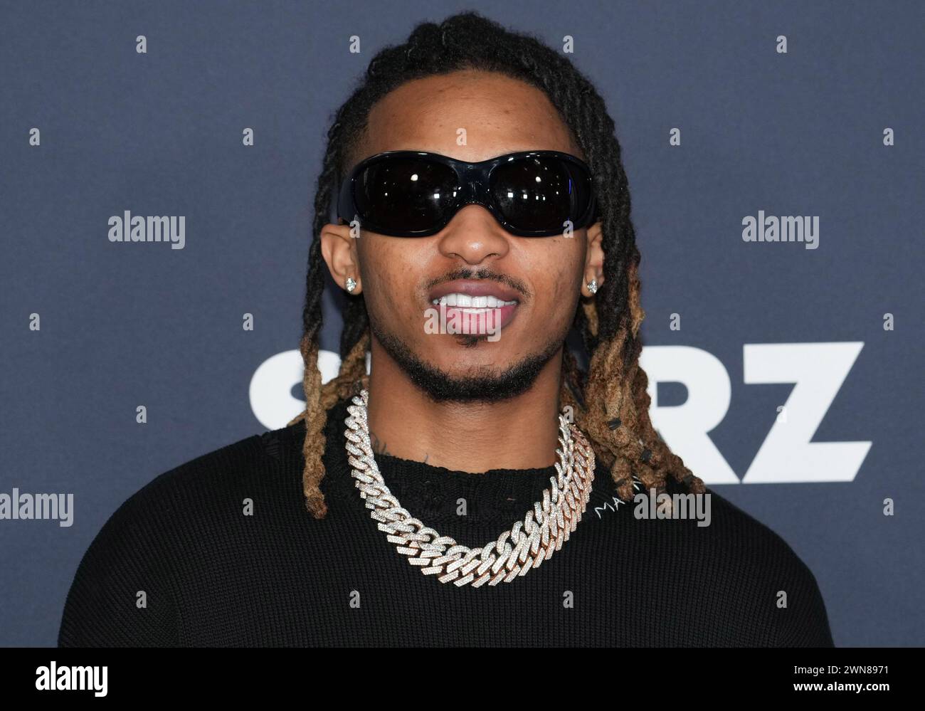 Los Angeles, USA. 29th Feb, 2024. DDG arrives at the Starz Series BMF ...