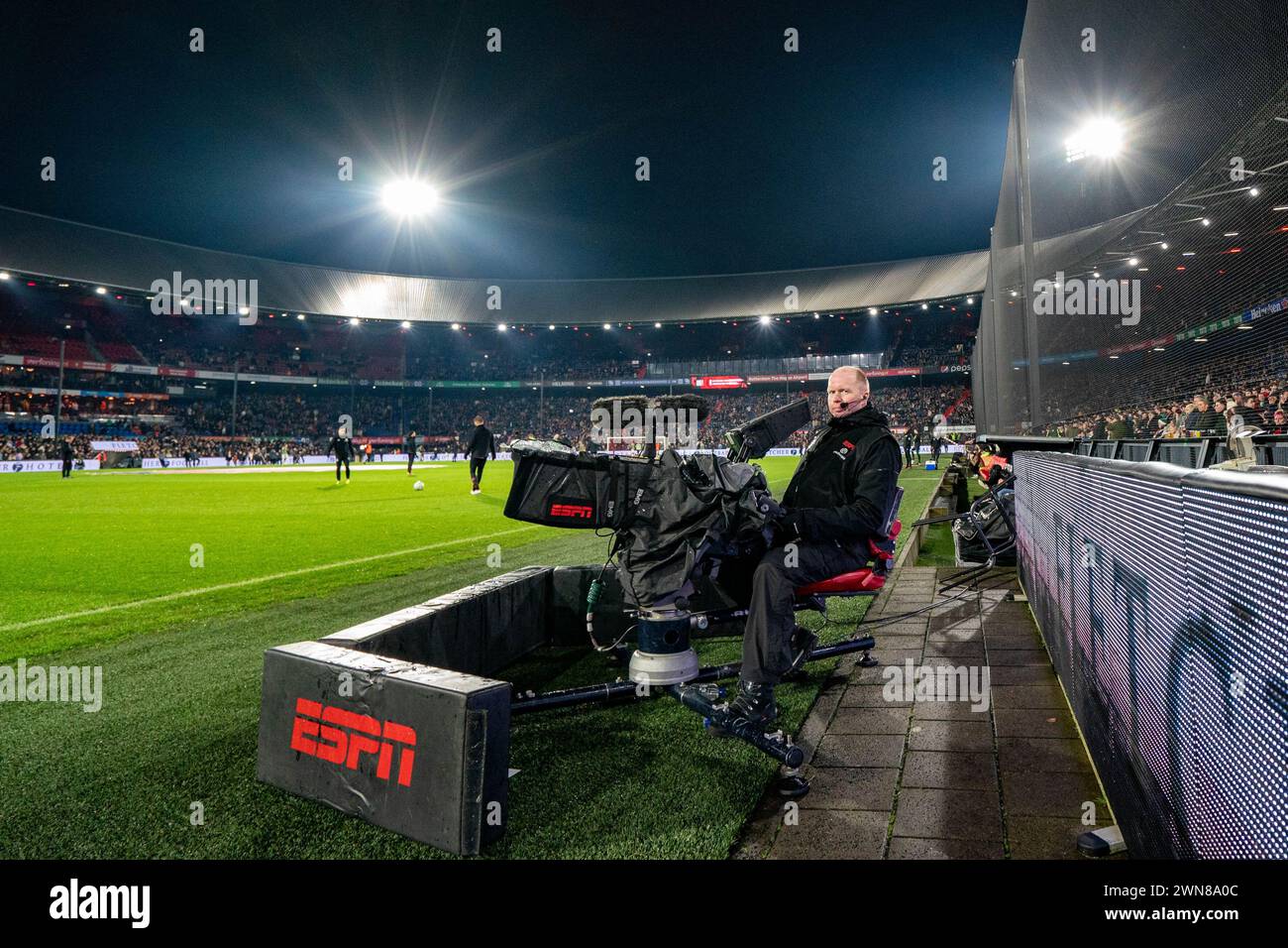 Rotterdam, Netherlands. 29th Feb, 2024. ROTTERDAM, 29-02-2024, Stadium ...
