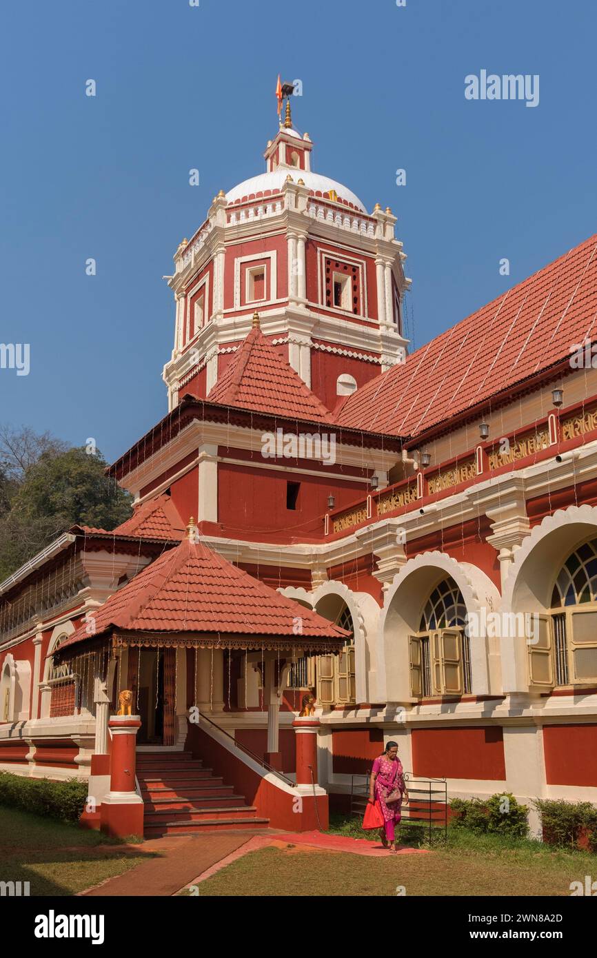 Shanta Durga Hindu Temple Ponda Goa India Stock Photo - Alamy