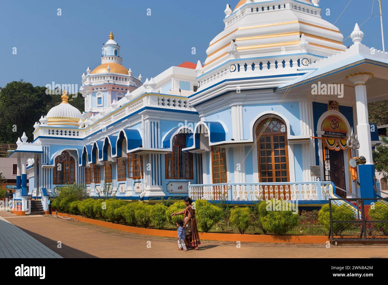 Mangueshi Hindu Temple Ponda Goa India Stock Photo - Alamy