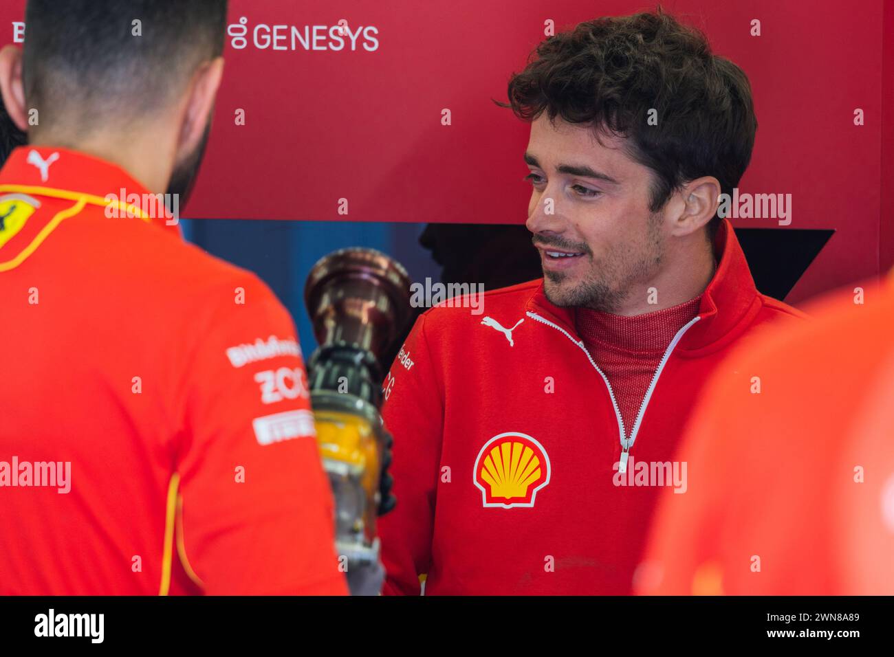 MANAMA, BAHRAIN, Bahrain International Circuit, 29.Feb.2024: Charles ...