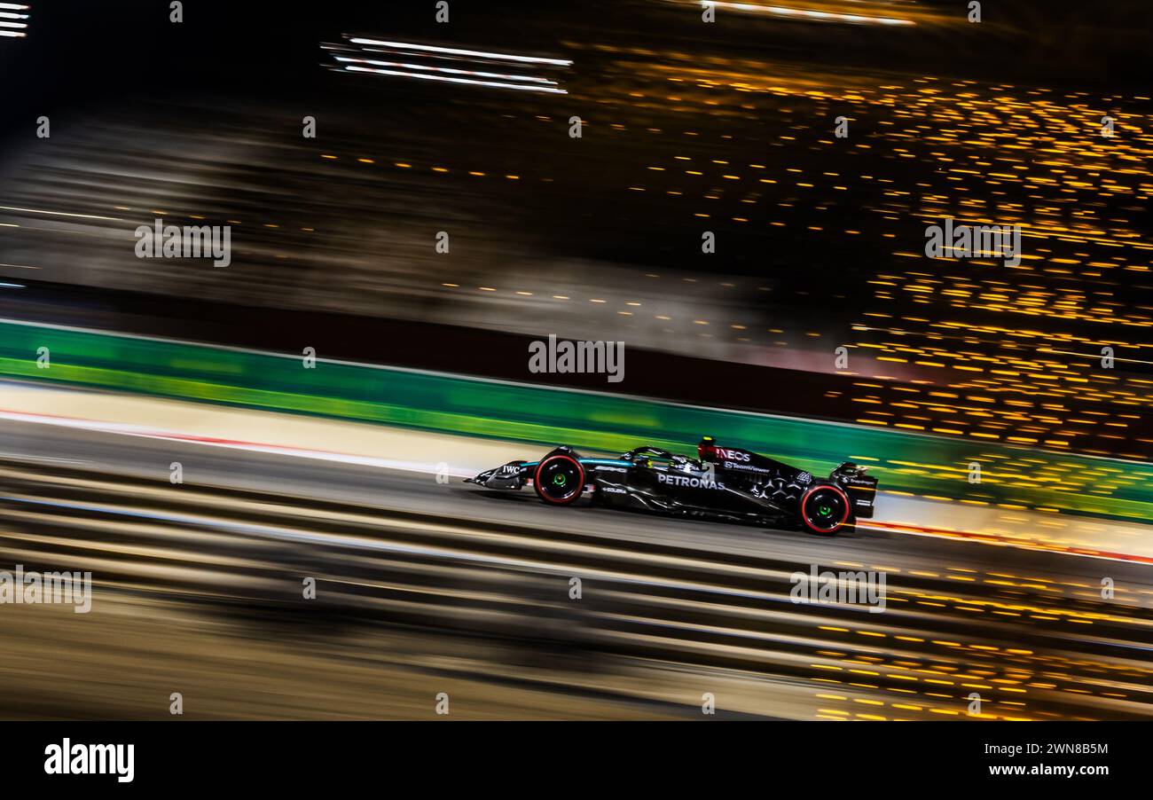 MANAMA, BAHRAIN, Bahrain International Circuit, 29.Feb.2024: Lewis ...