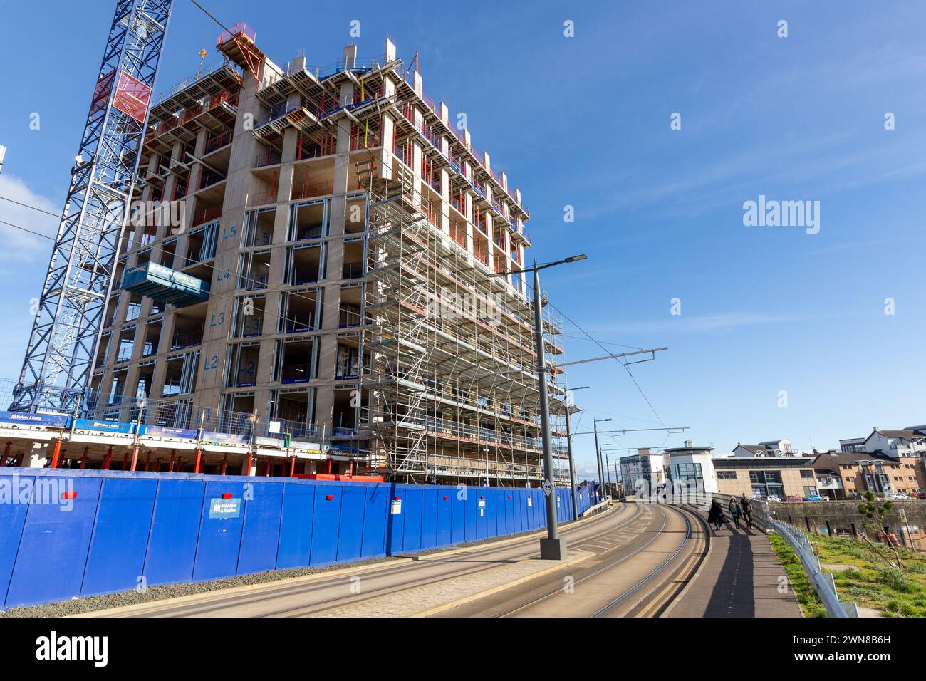 Construction site in edinburgh hi-res stock photography and images - Alamy