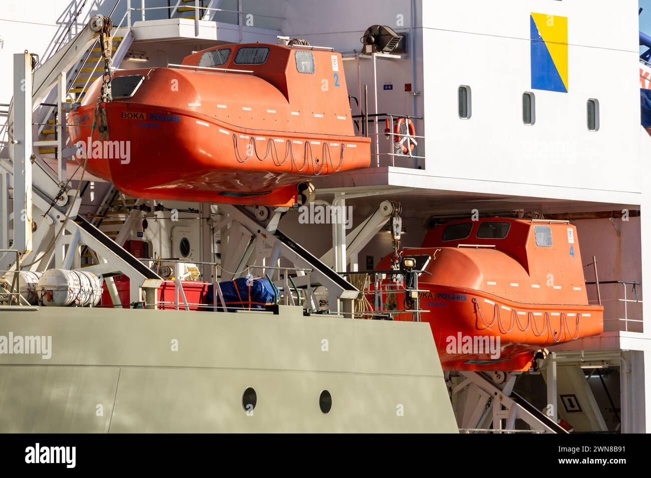 Totally enclosed lifeboat hi-res stock photography and images - Alamy
