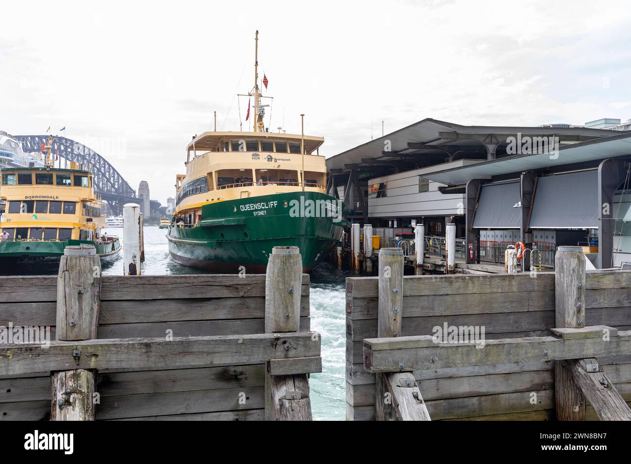 The Manly ferry, Sydney ferries MV Queenscliff, freshwater class ferry ...